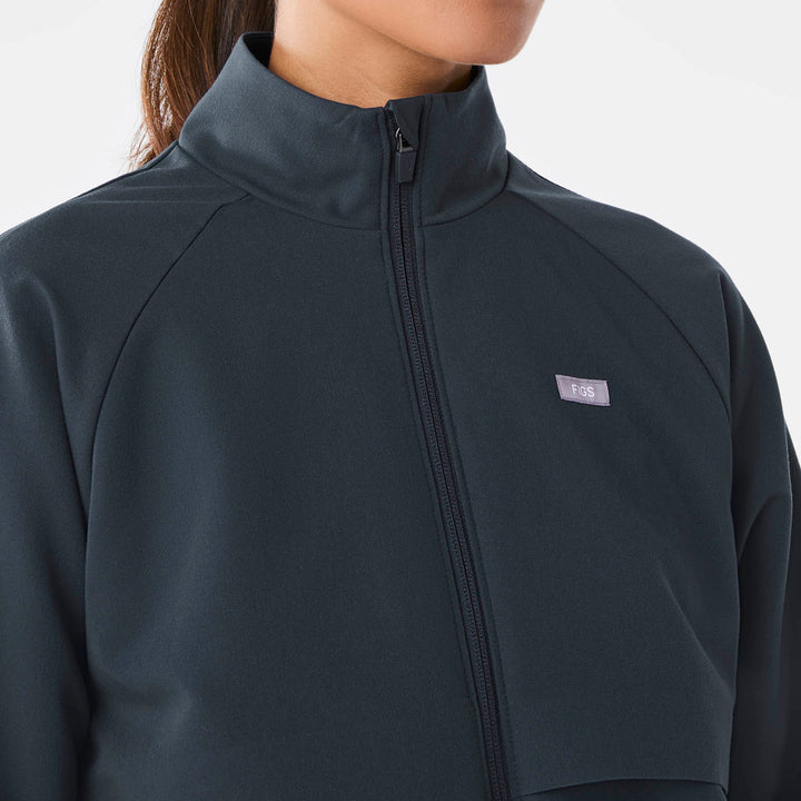 Women’s Sydney Scrub Jacket - Dark Harbor · FIGS