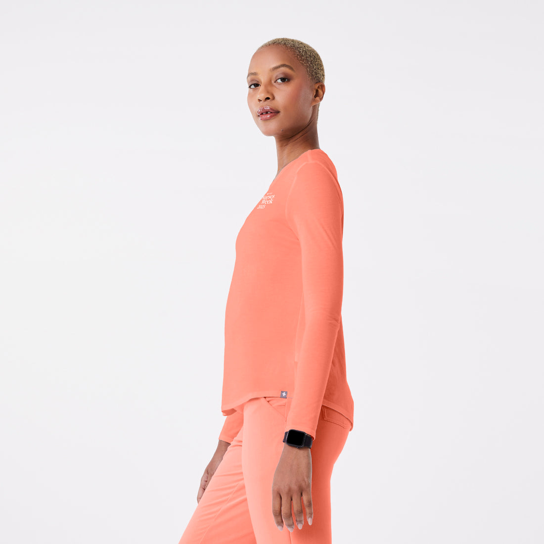 Women's Favorite Snack Supersoft Longsleeve Underscrub - Sunset Drift ...