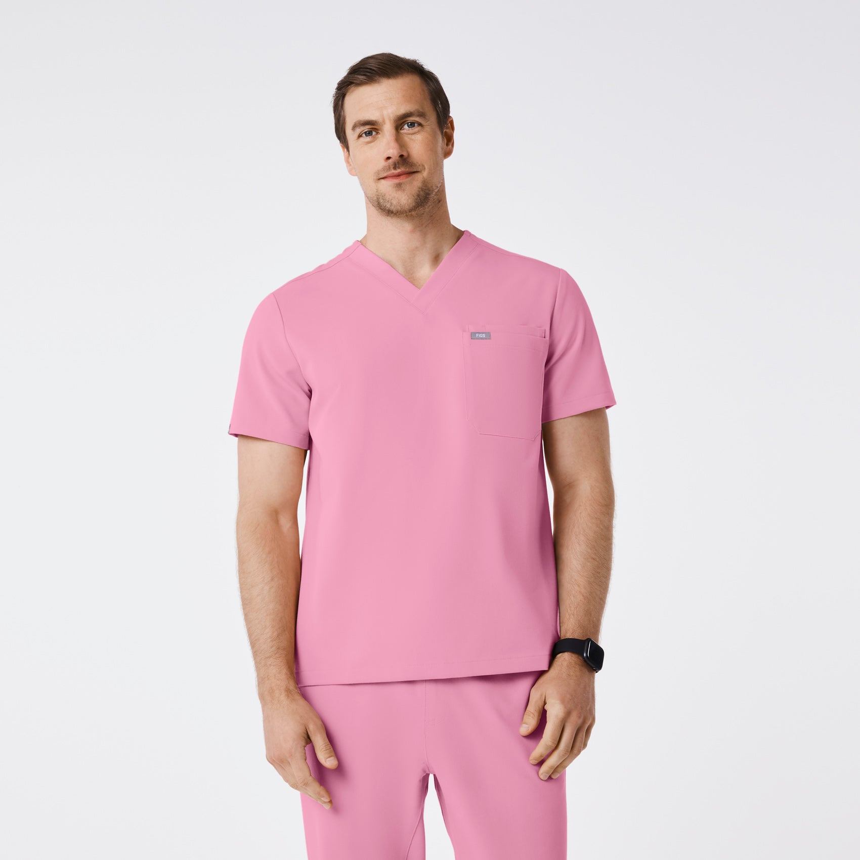 Men's Chalk Pink Scrubs · FIGS