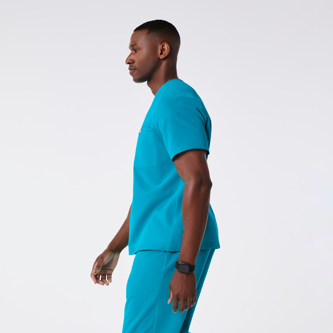 Men's Leon™ Three-Pocket Scrub Top - Teal · FIGS