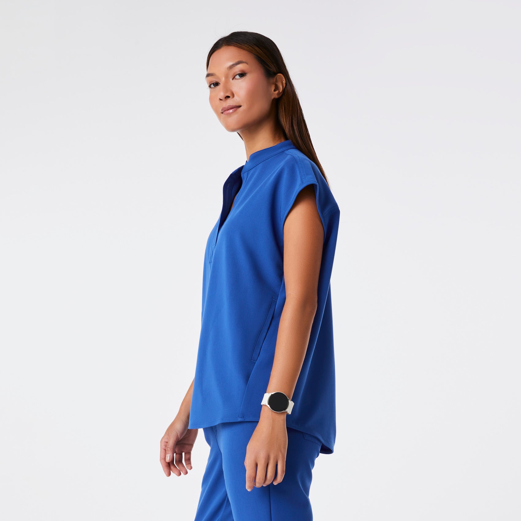 Women's Rafaela Oversized Scrub Top™ - Winning Blue · FIGS