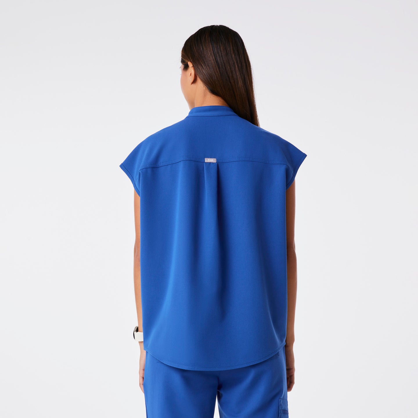 Women's Rafaela Oversized Scrub Top™ - Winning Blue · FIGS