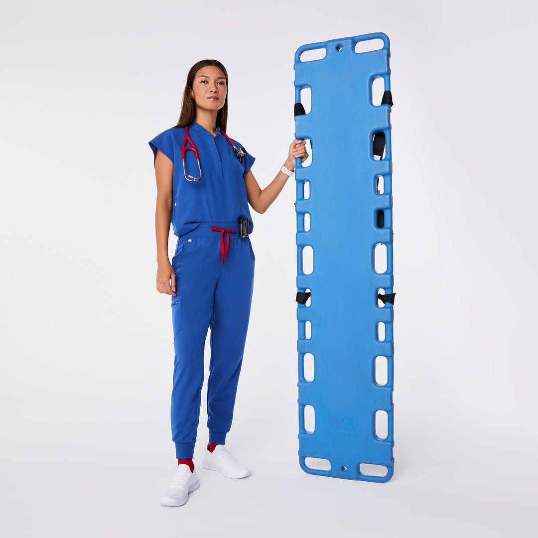 Women's Rafaela Oversized Scrub Top™ - Winning Blue · FIGS