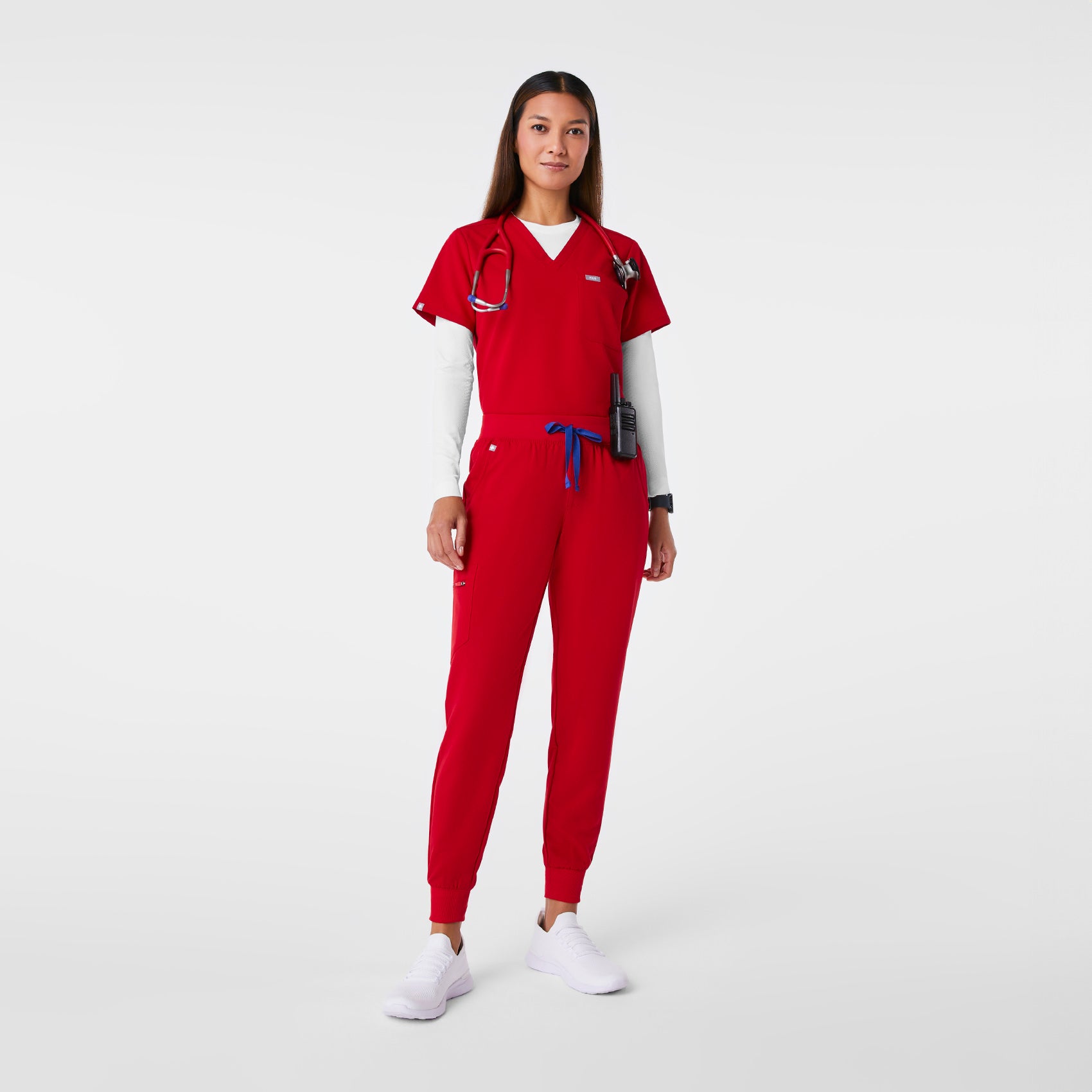 Women's Zamora Jogger Scrub Pants™ - Winning Red · FIGS