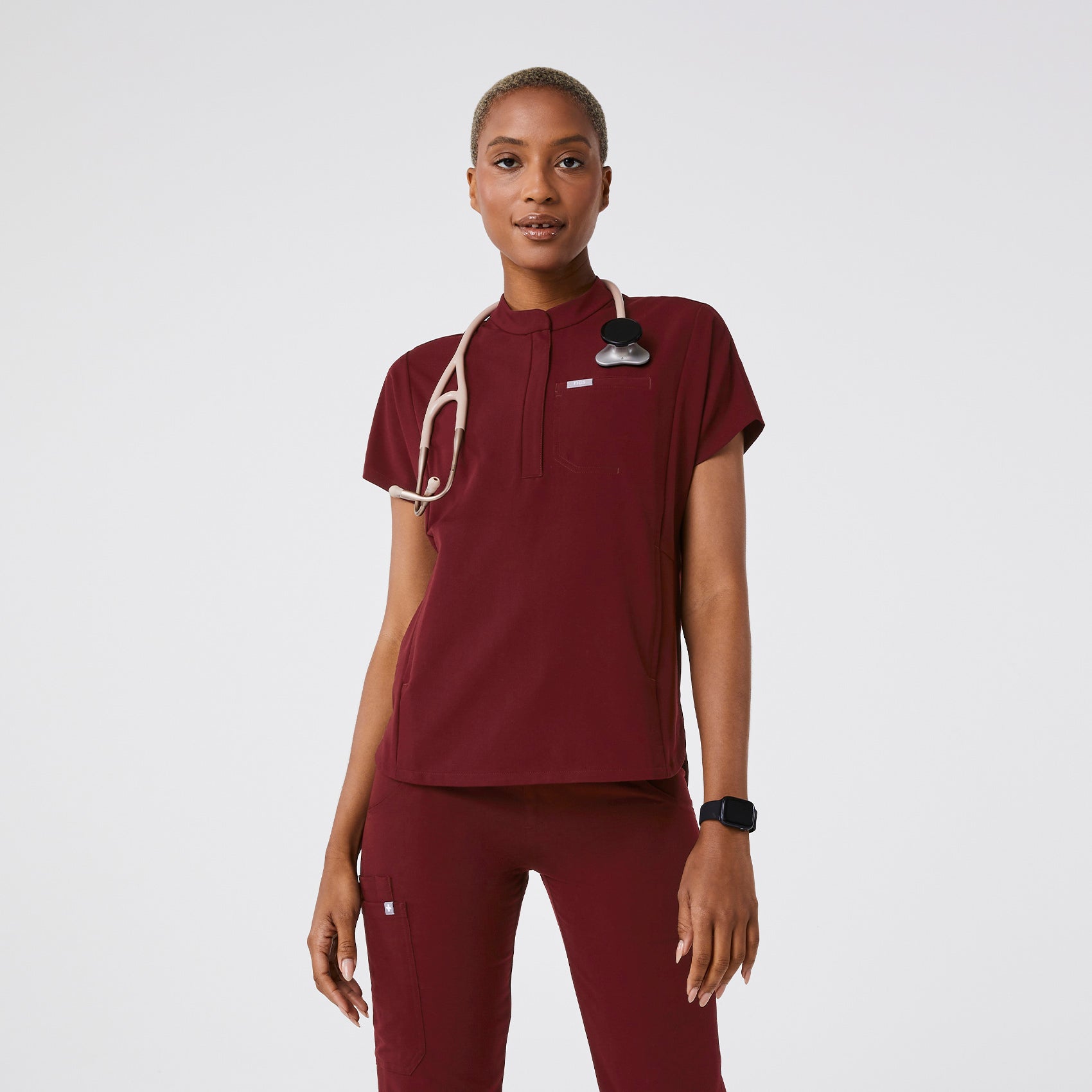 Women's Burgundy Scrubs | FIGS