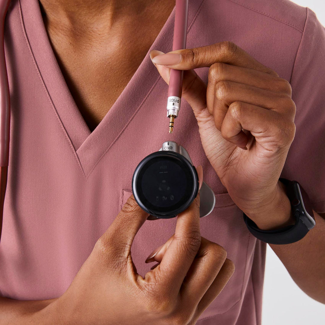FIGS | Eko CORE 500™ Digital Stethoscope - Gris