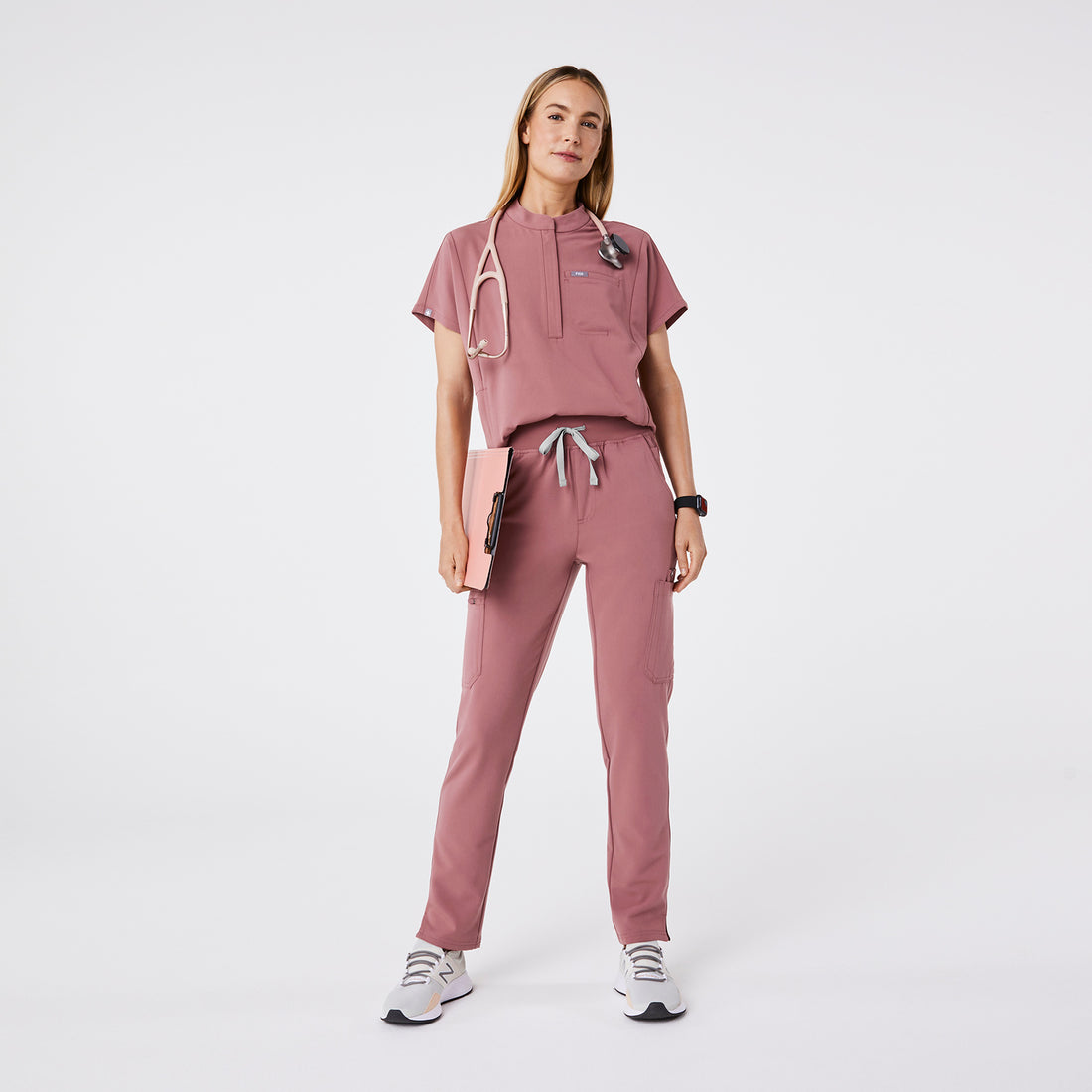 Women's Montex Classic Scrub Top - Mauve · FIGS