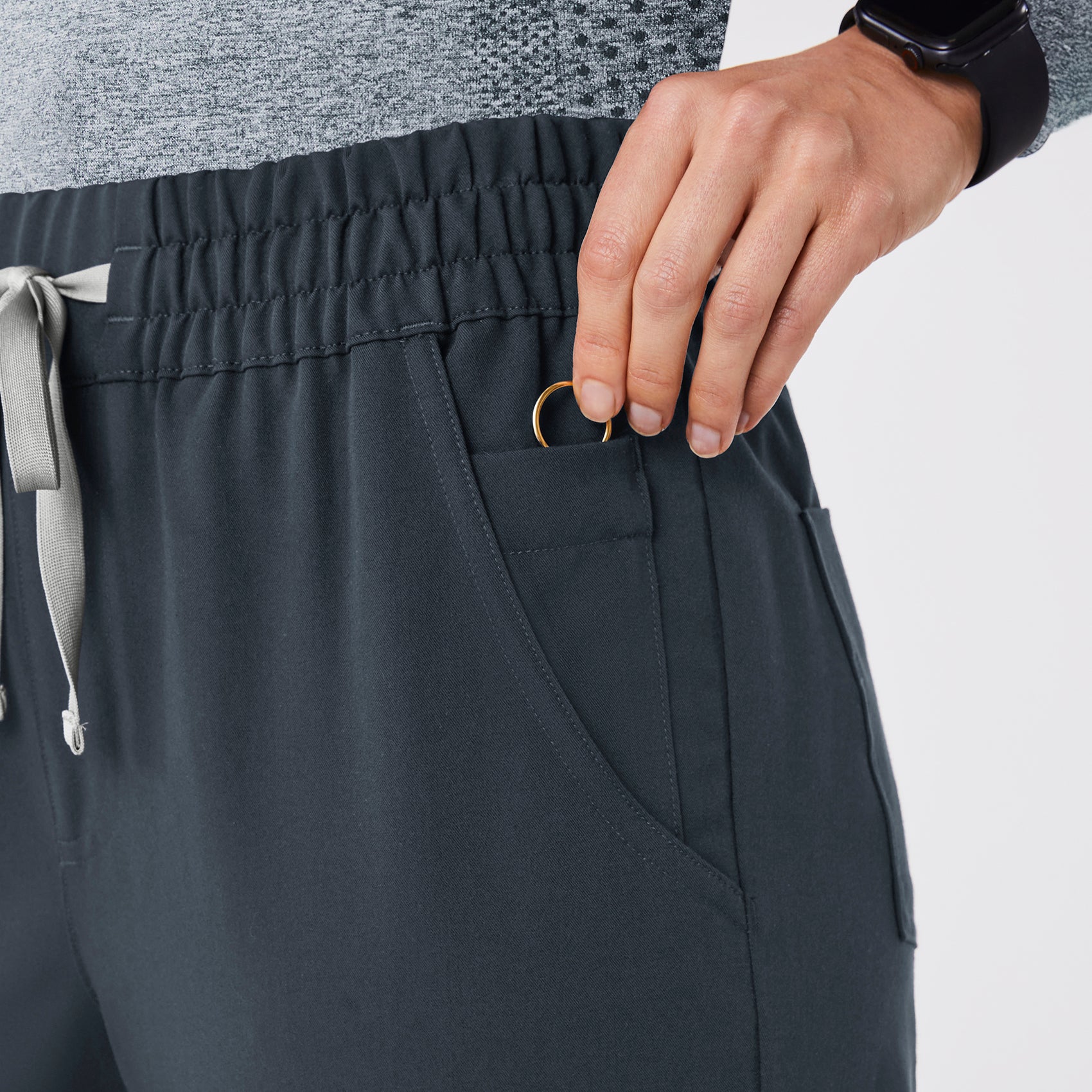 Women’s High Waisted Dowa Scrub Pants - Dark Harbor · FIGS