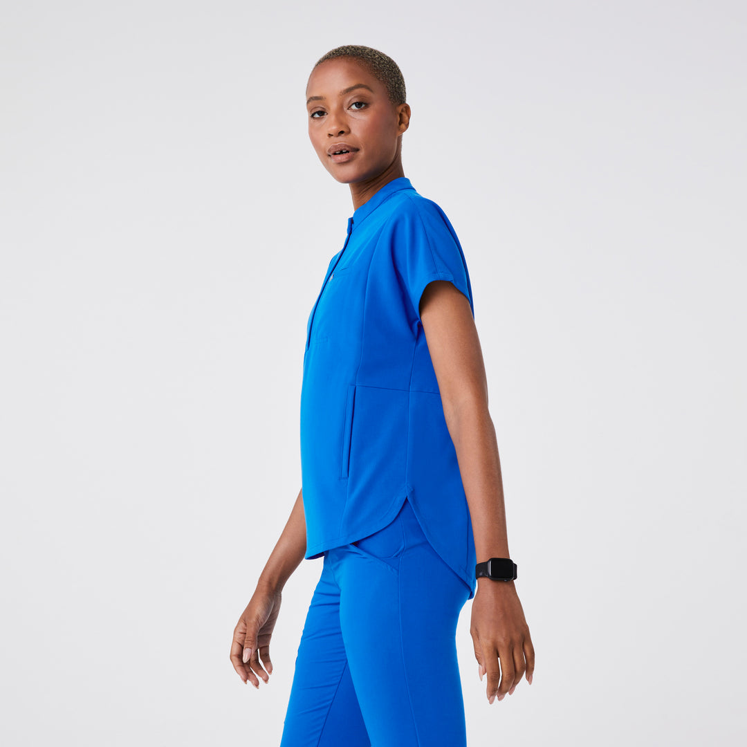 Women's Montex Classic Scrub Top - Royal Blue · FIGS