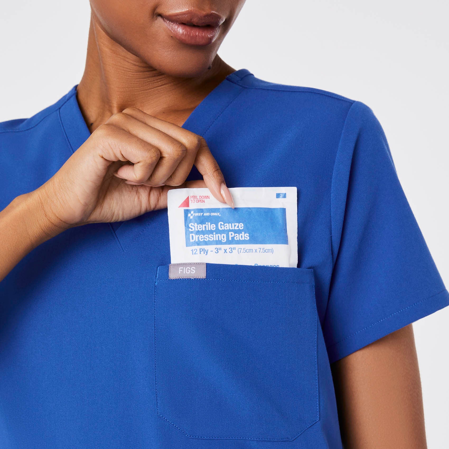 Women's Catarina One-Pocket Scrub Top™ - Winning Blue · FIGS