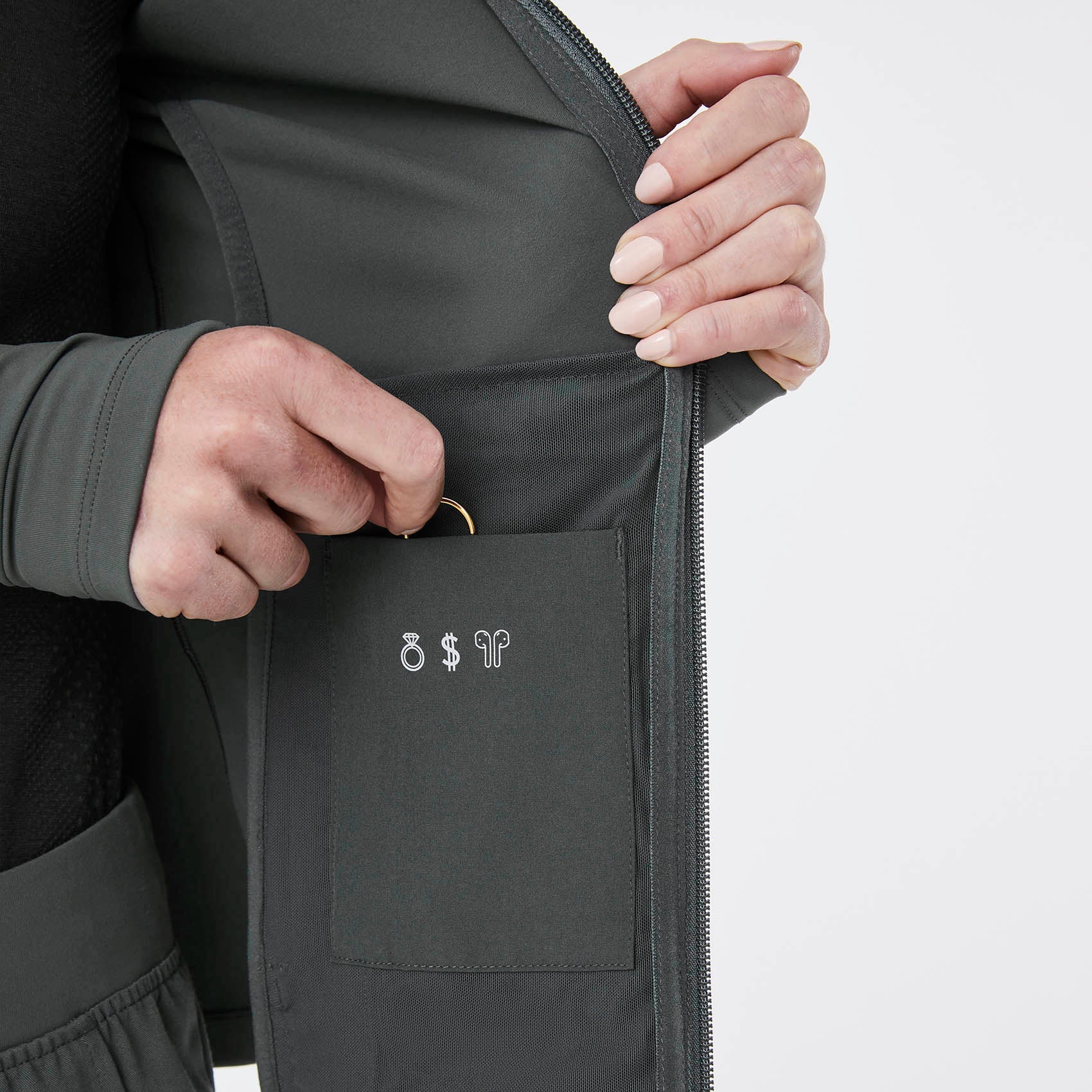 Women's ContourKnit Scrub Jacket™ - Bonsai · FIGS