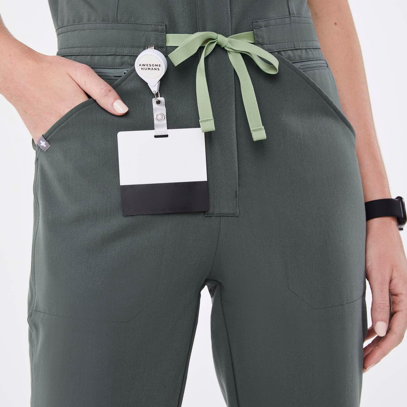 Women’s Rafaela Cargo ScrubJumpsuit™ - Bonsai · FIGS