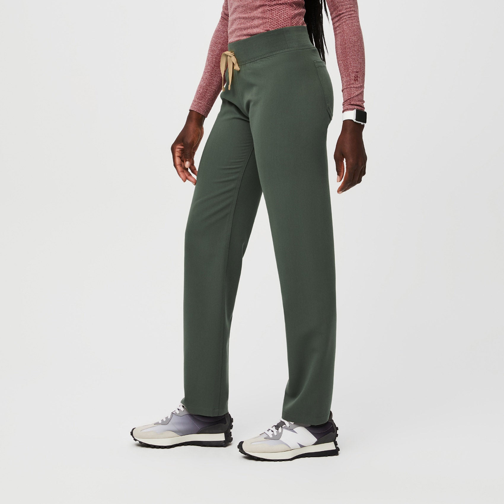Women’s High Waisted Livingston Scrub Pants™ - Moss · FIGS