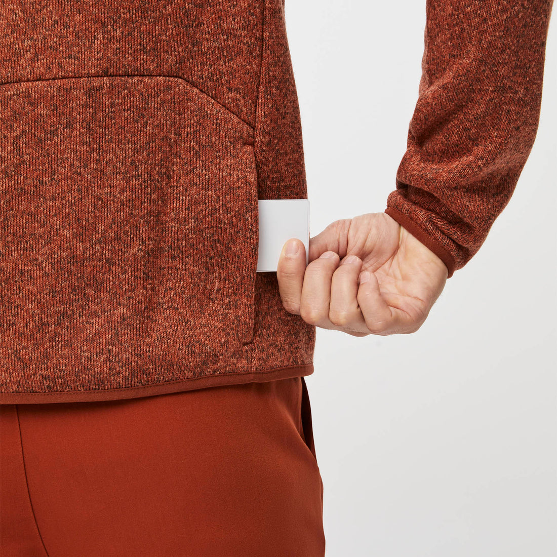 Men’s On-Shift Sweater Knit Jacket™ - Heather Auburn · FIGS