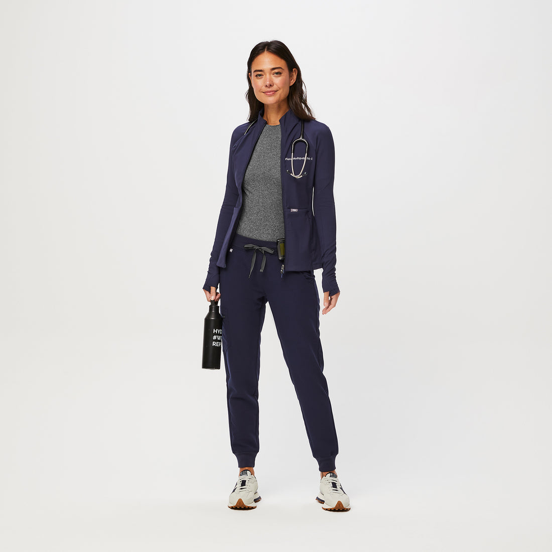 Women's On-Shift ContourKnit Jacket™ - Navy · FIGS