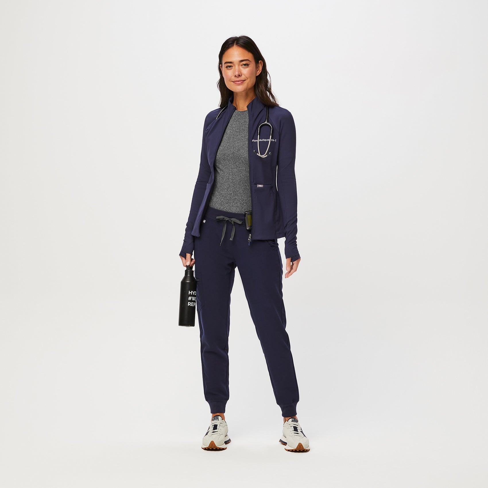 Women's On-Shift ContourKnit Jacket™ - Navy · FIGS