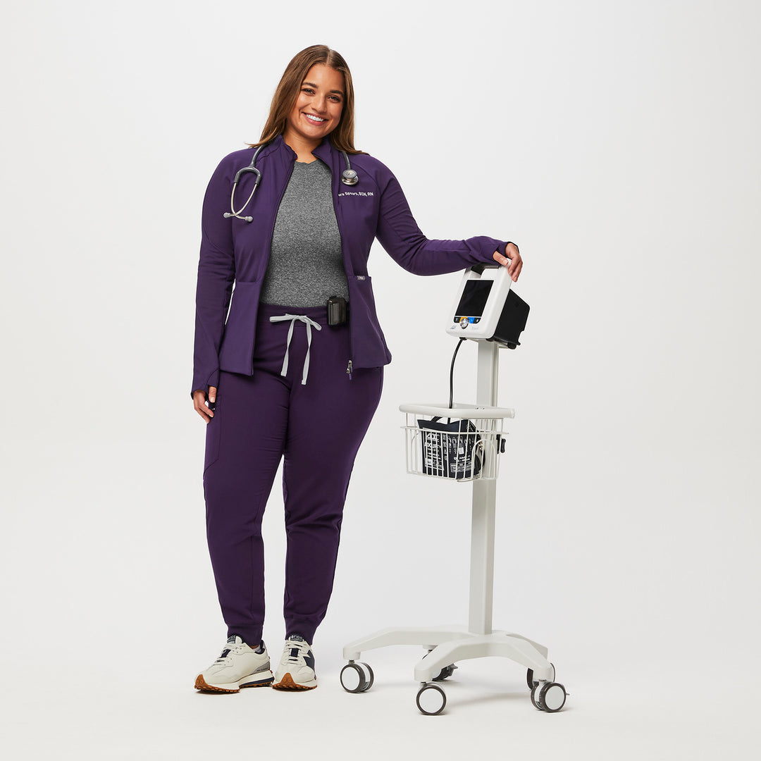 Women's Purple Jam Scrubs - Premium Medical Uniforms & Apparel · FIGS