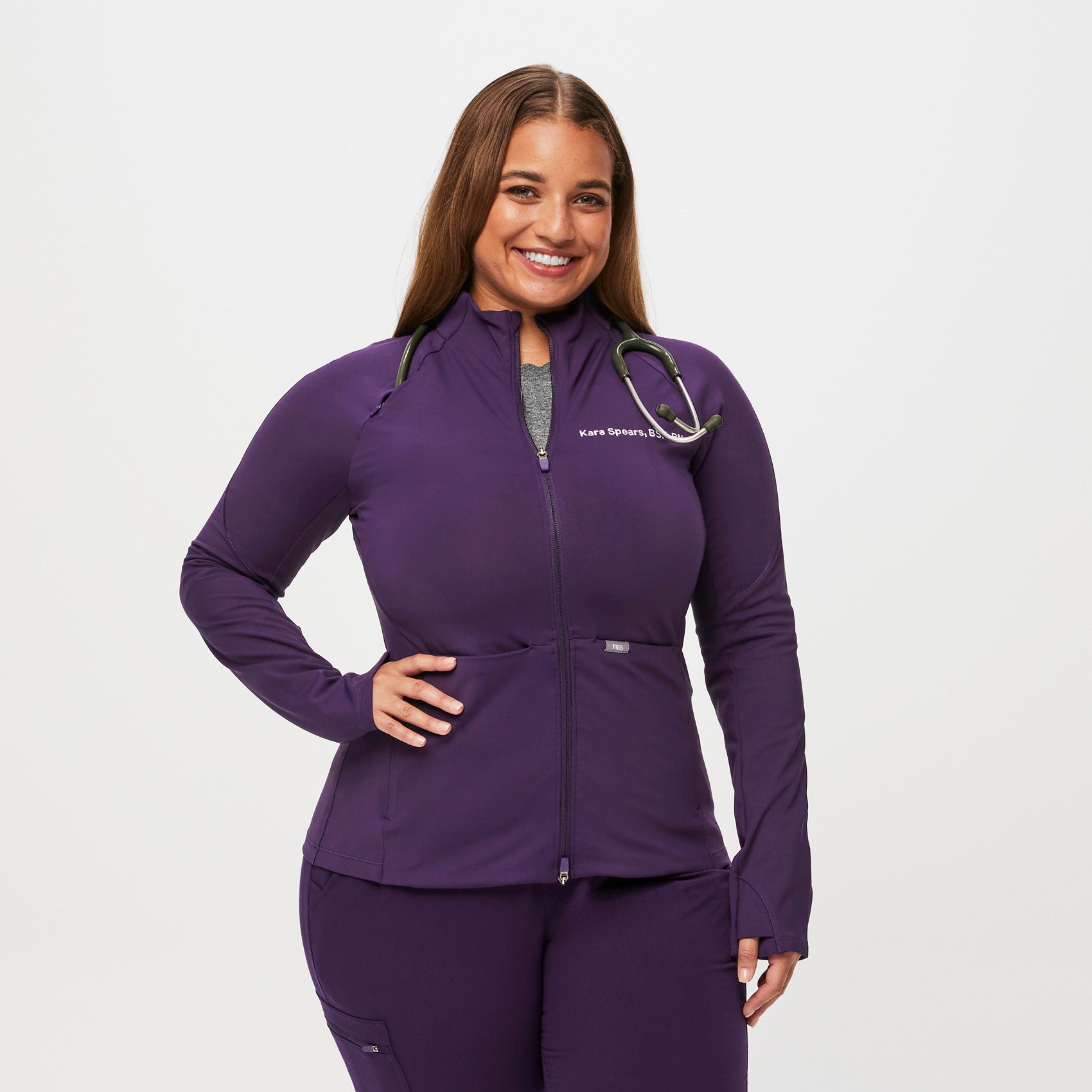 Women's Purple Jam Scrubs - Premium Medical Uniforms & Apparel · FIGS