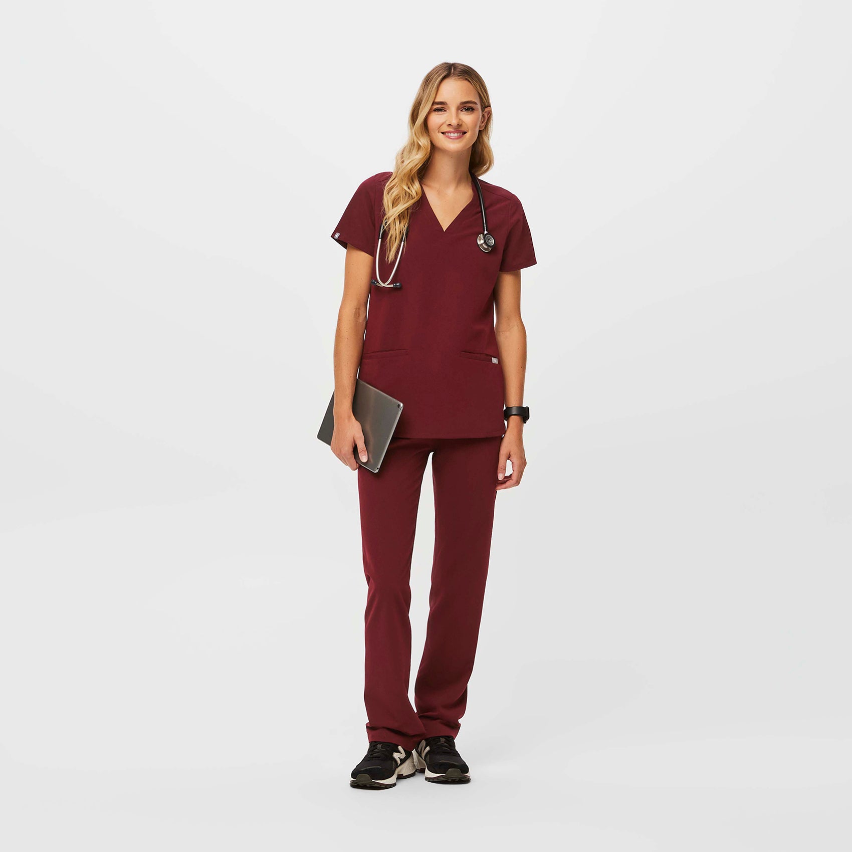 Women's Burgundy Scrubs | FIGS