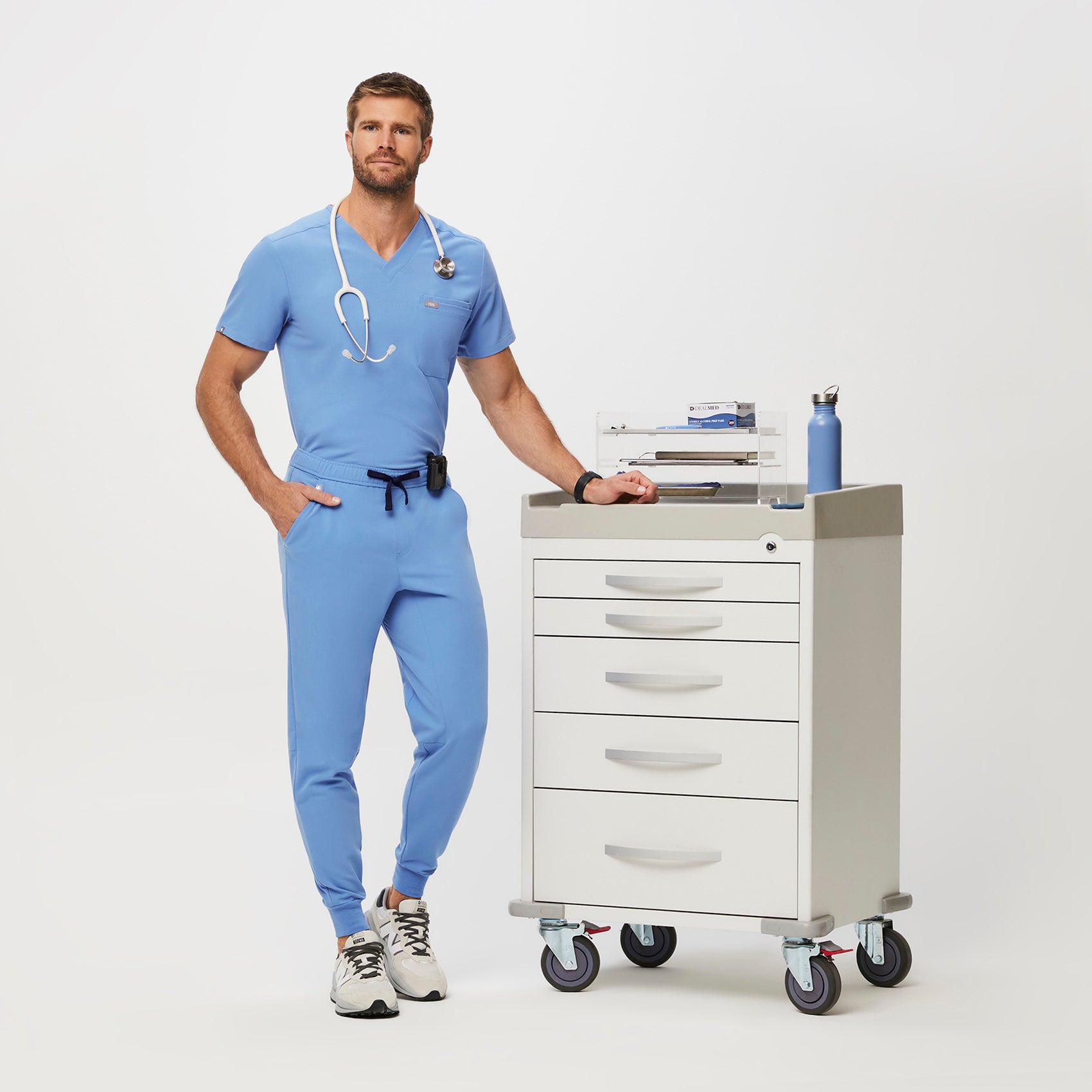 Men's Ceil Blue Scrubs | FIGS