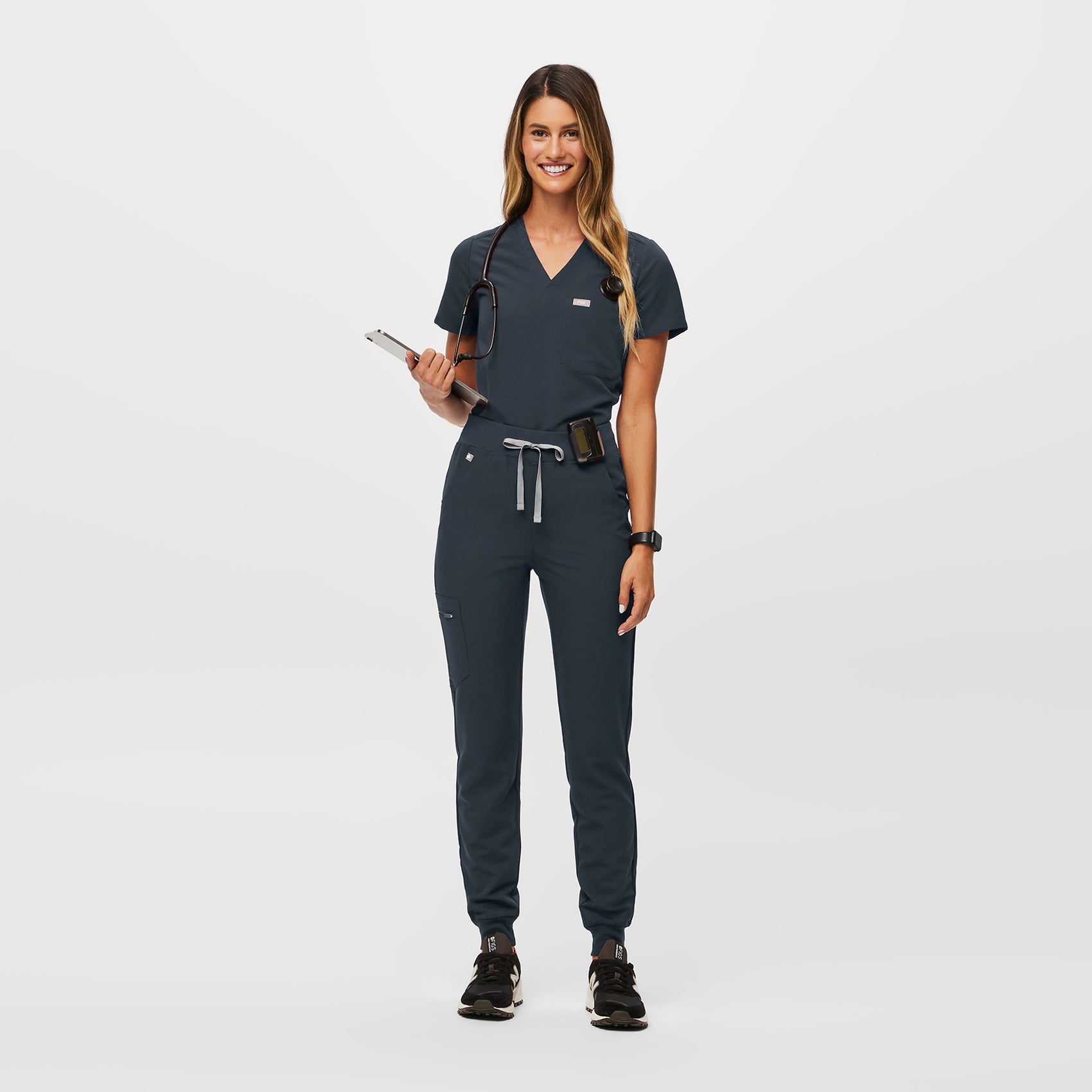Women’s High Waisted Zamora Jogger Scrub Pants™ - Dark Harbor · FIGS