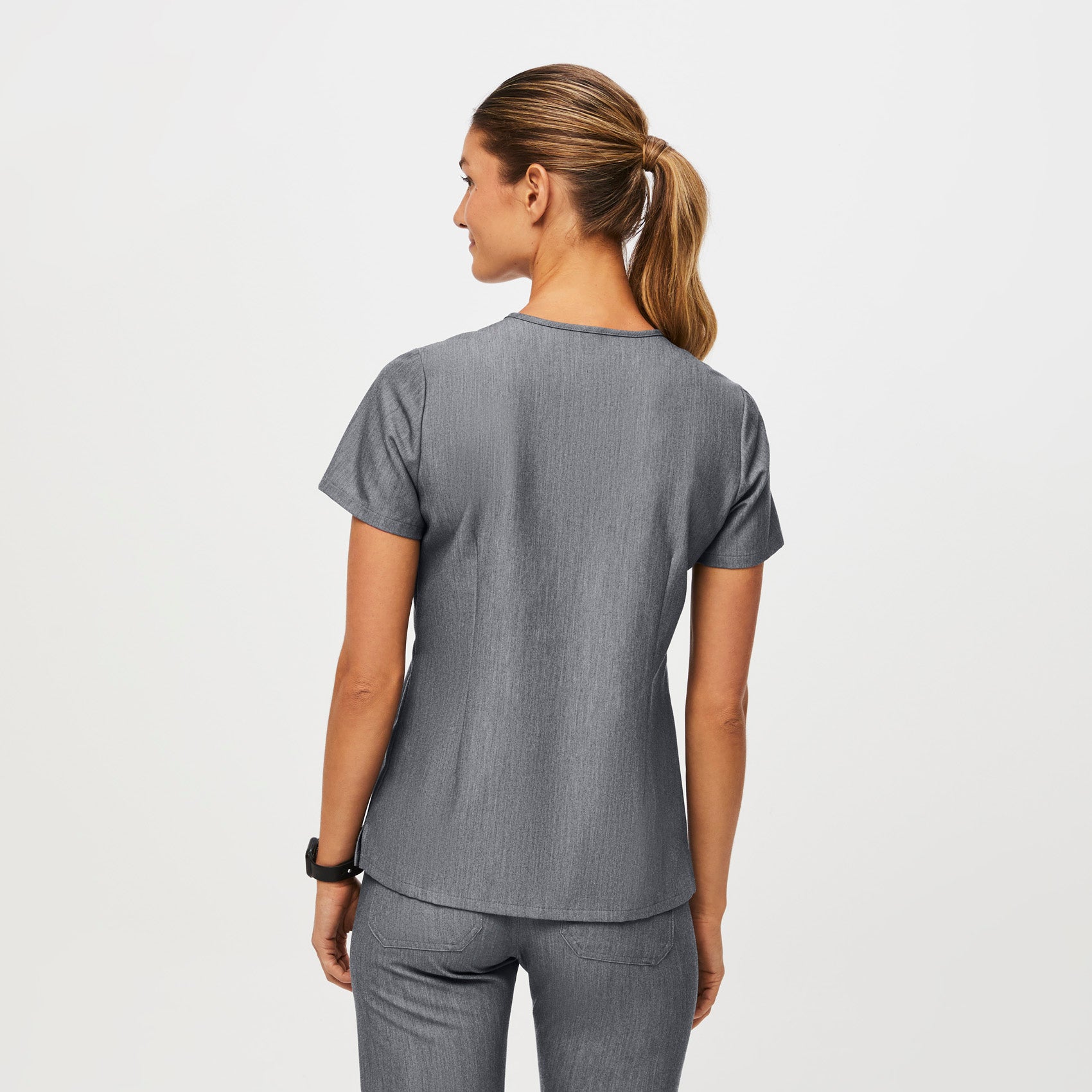 Women's Catarina One-Pocket Scrub Top™ - Graphite · FIGS