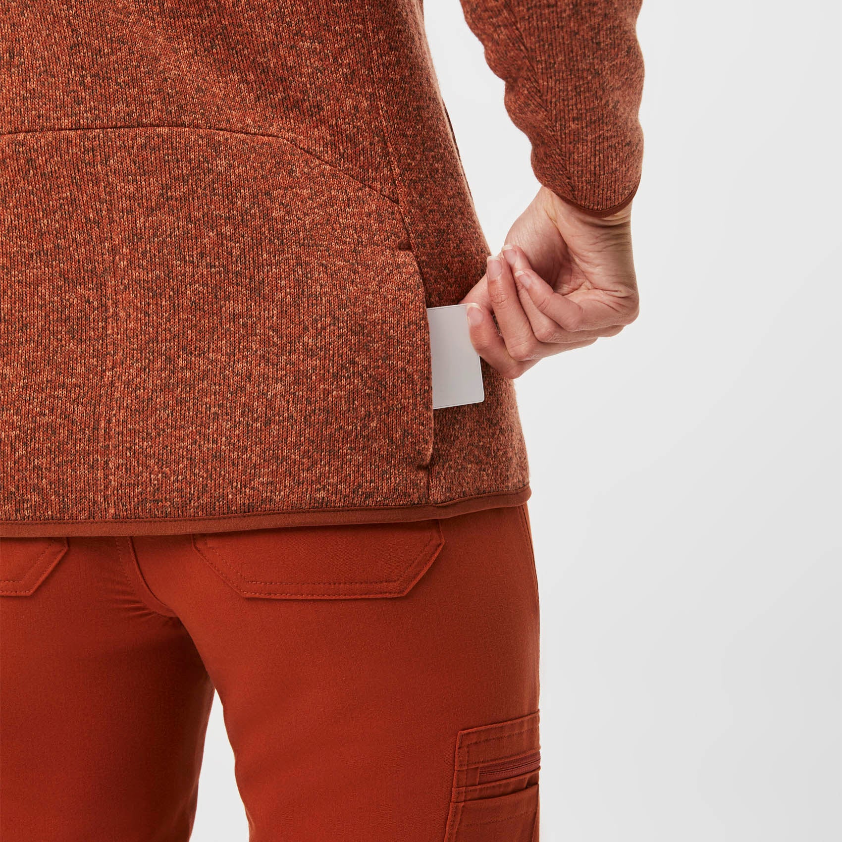 Women’s On-Shift Sweater Knit Jacket™ - Heather Auburn · FIGS