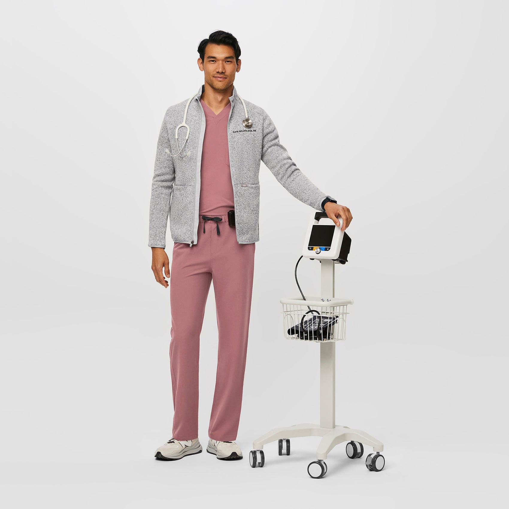 Men's Pisco Straight-Leg Scrub Pant™ - Mauve · FIGS