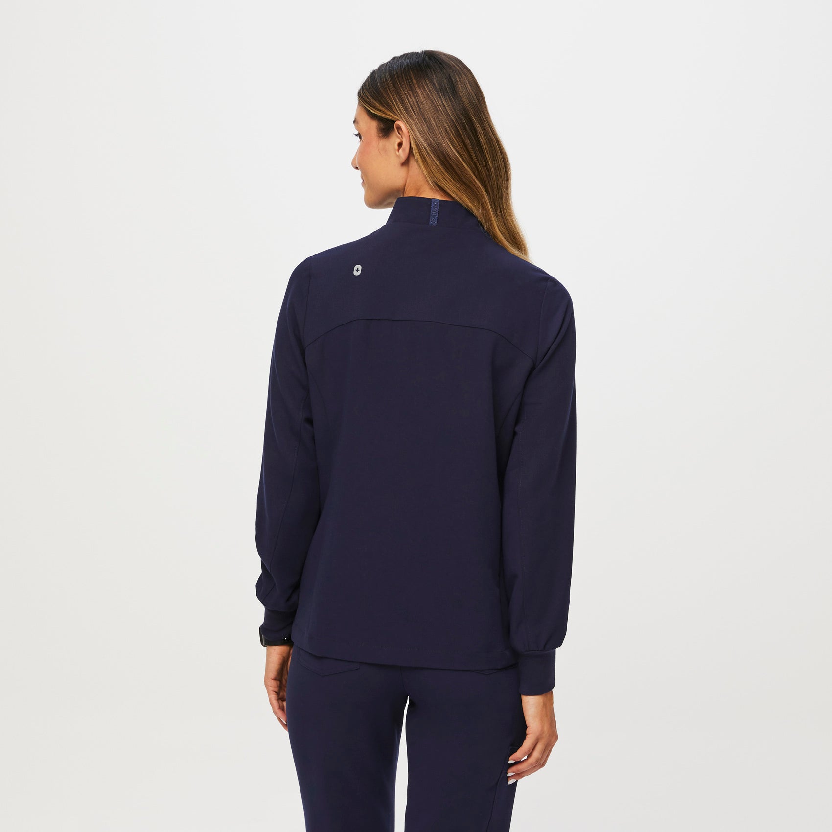 Women's Sebina Scrub Jacket - Navy · FIGS