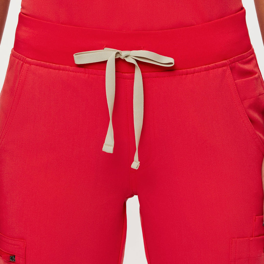 Women’s Yola™ Skinny Scrub Pants 2.0 - Neon Red · FIGS