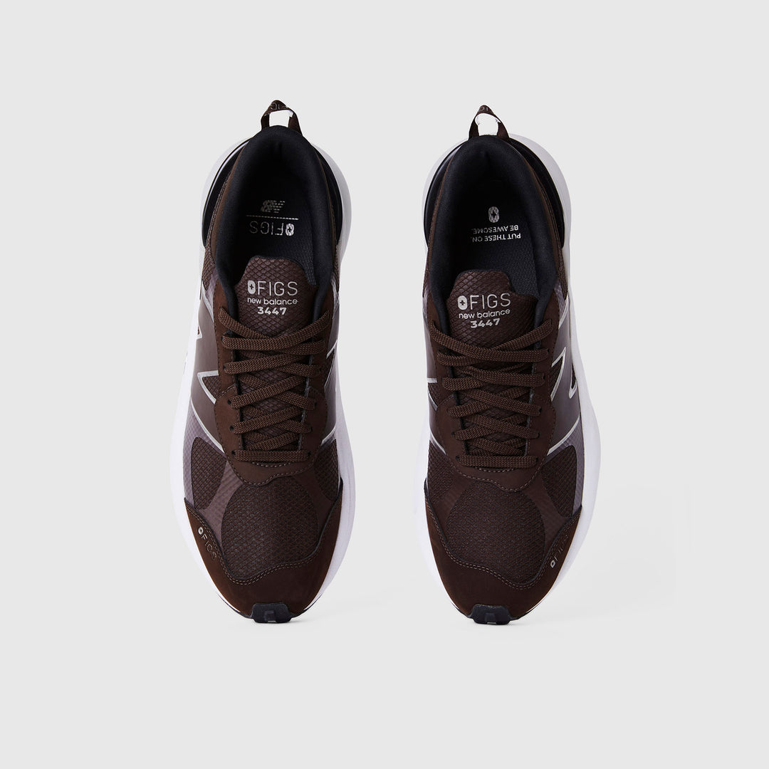 Unisex FIGS | New Balance 3447 - Espresso
