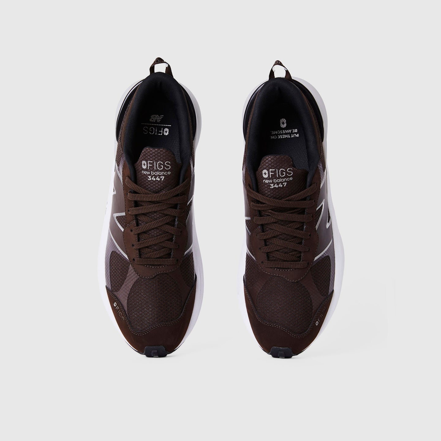 Unisex FIGS | New Balance 3447 - Espresso