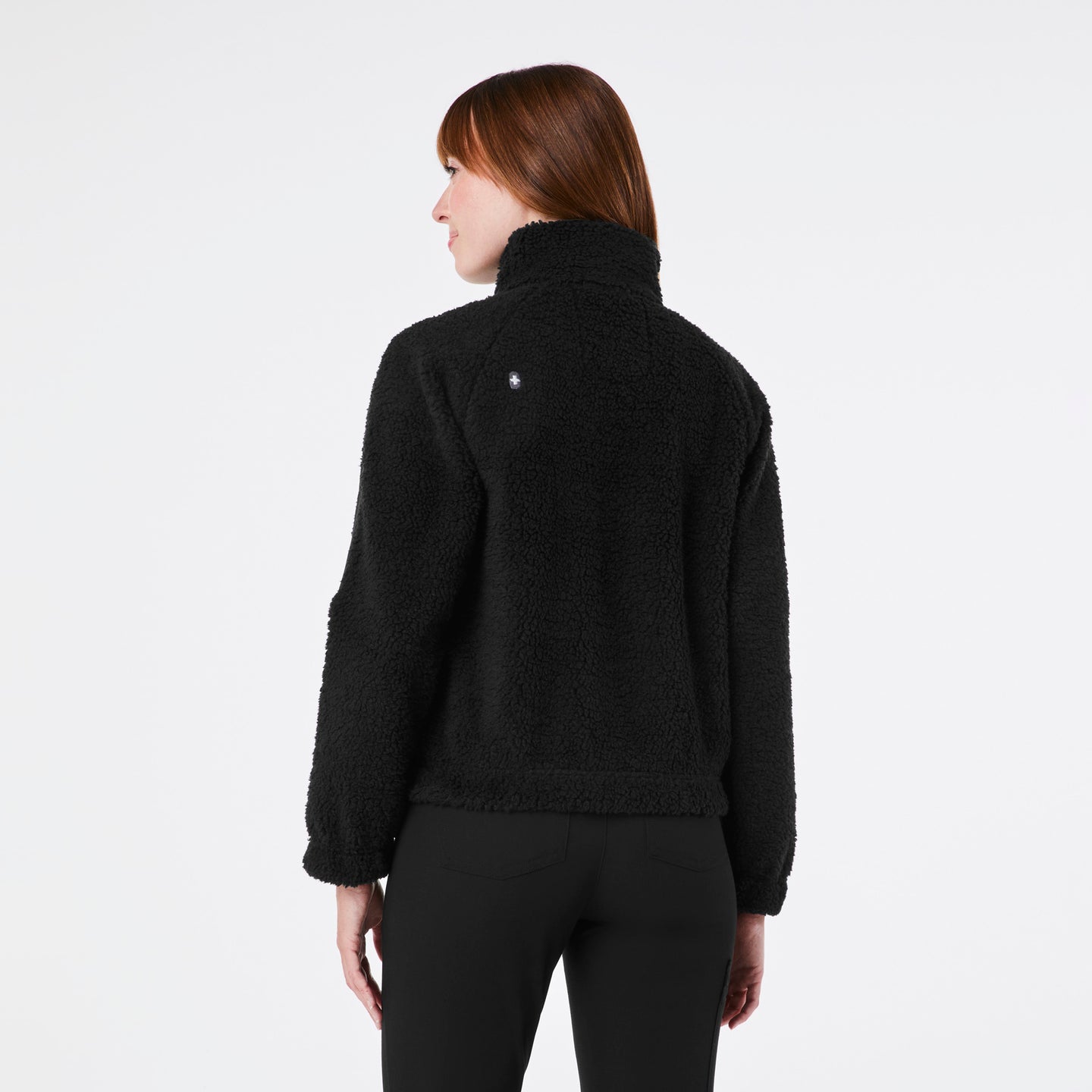 Women’s On-Shift High Pile Fleece Jacket™ - Black · FIGS