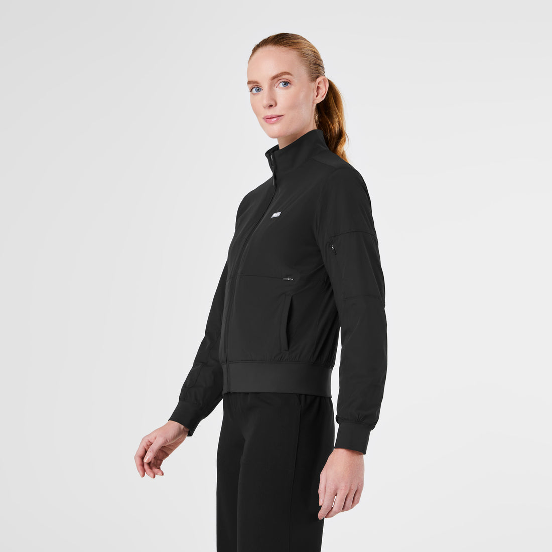 Women’s On-Shift Float Bomber Jacket™ - Black · FIGS