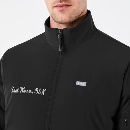 Men’s On-Shift Float Bomber Jacket™ - Black · FIGS