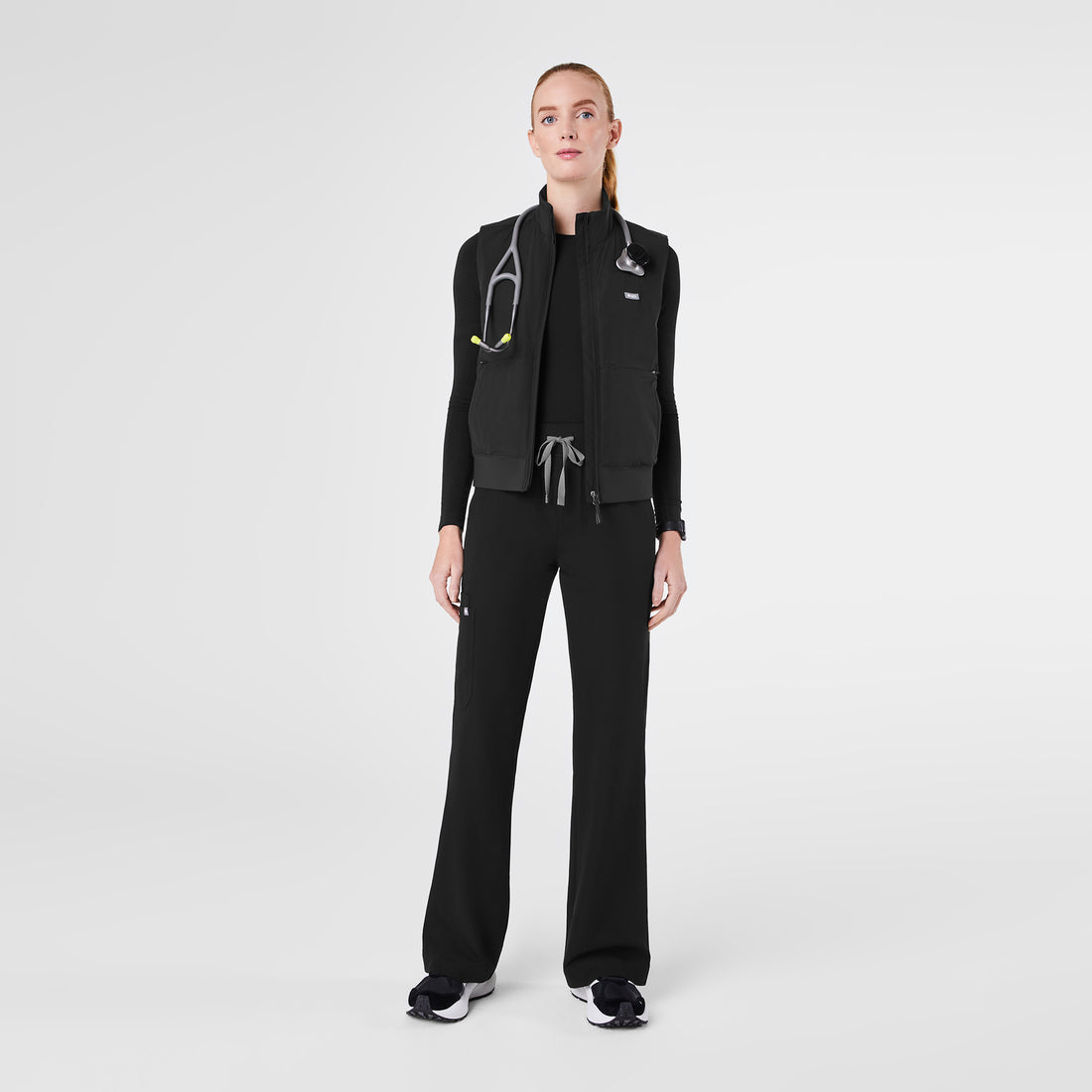 Women’s On-Shift Float Bomber Vest™ - Black · FIGS