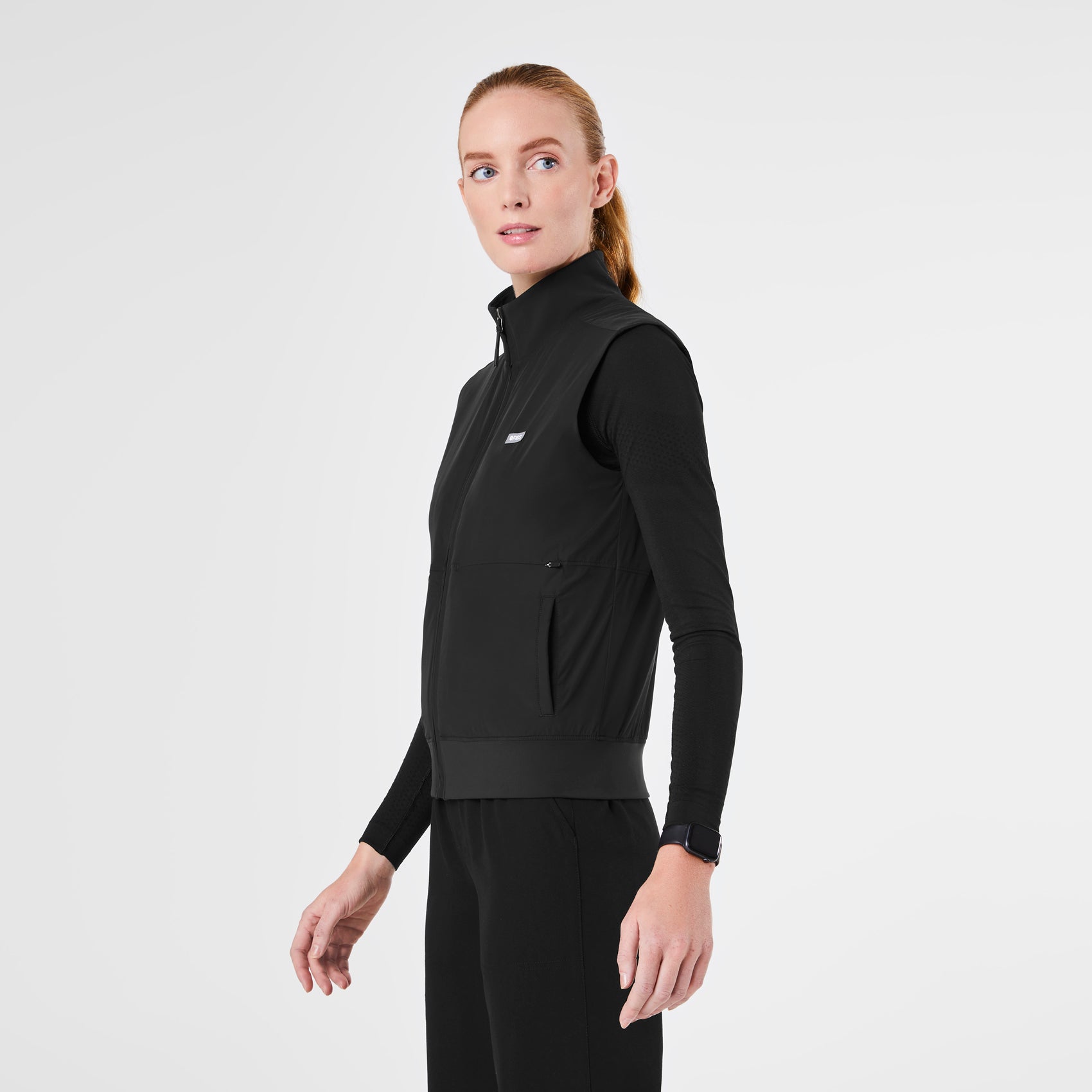 Women’s On-Shift Float Bomber Vest™ - Black · FIGS