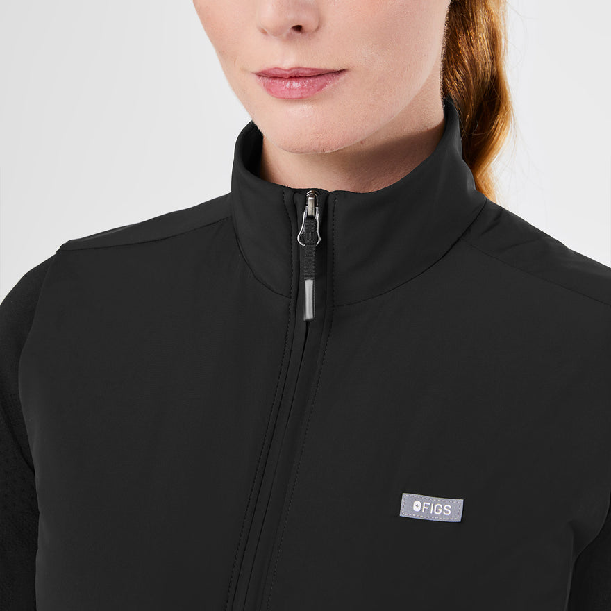 Women’s On-Shift Float Bomber Vest™ - Black · FIGS