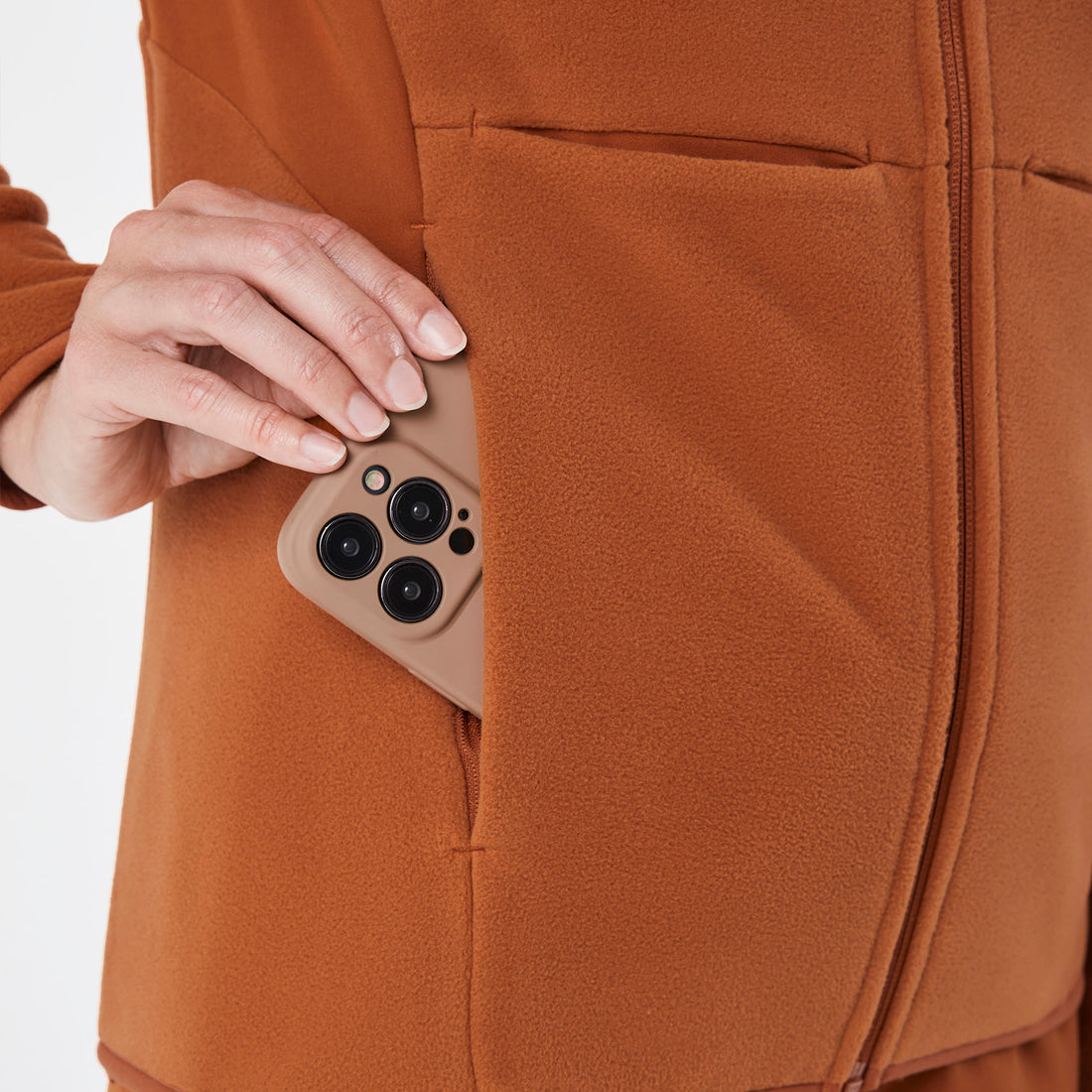 Women's On-Shift Fleece Jacket™ - Dirty Chai · FIGS