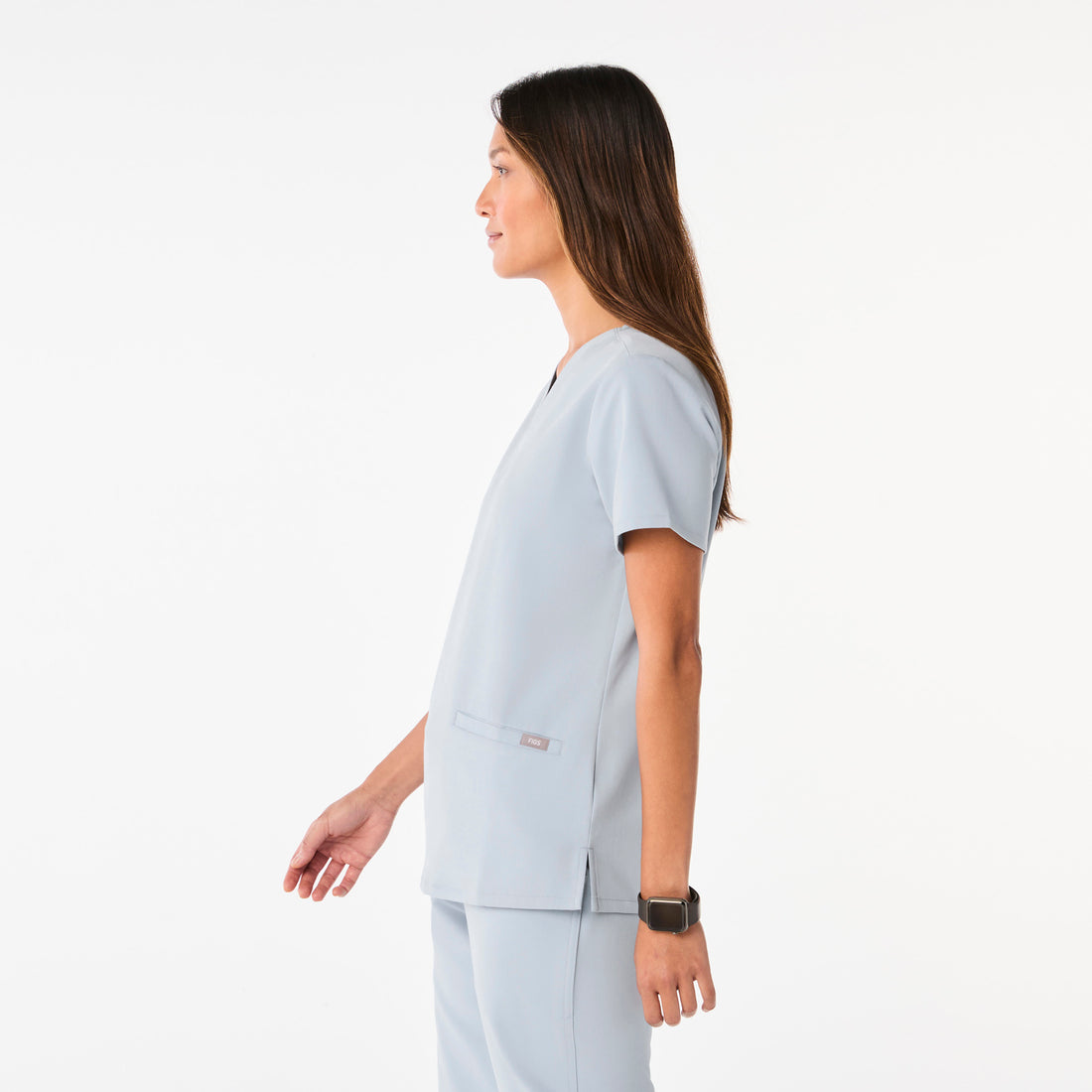 Women's Casma Scrub Top™ - Dusty Blue · FIGS