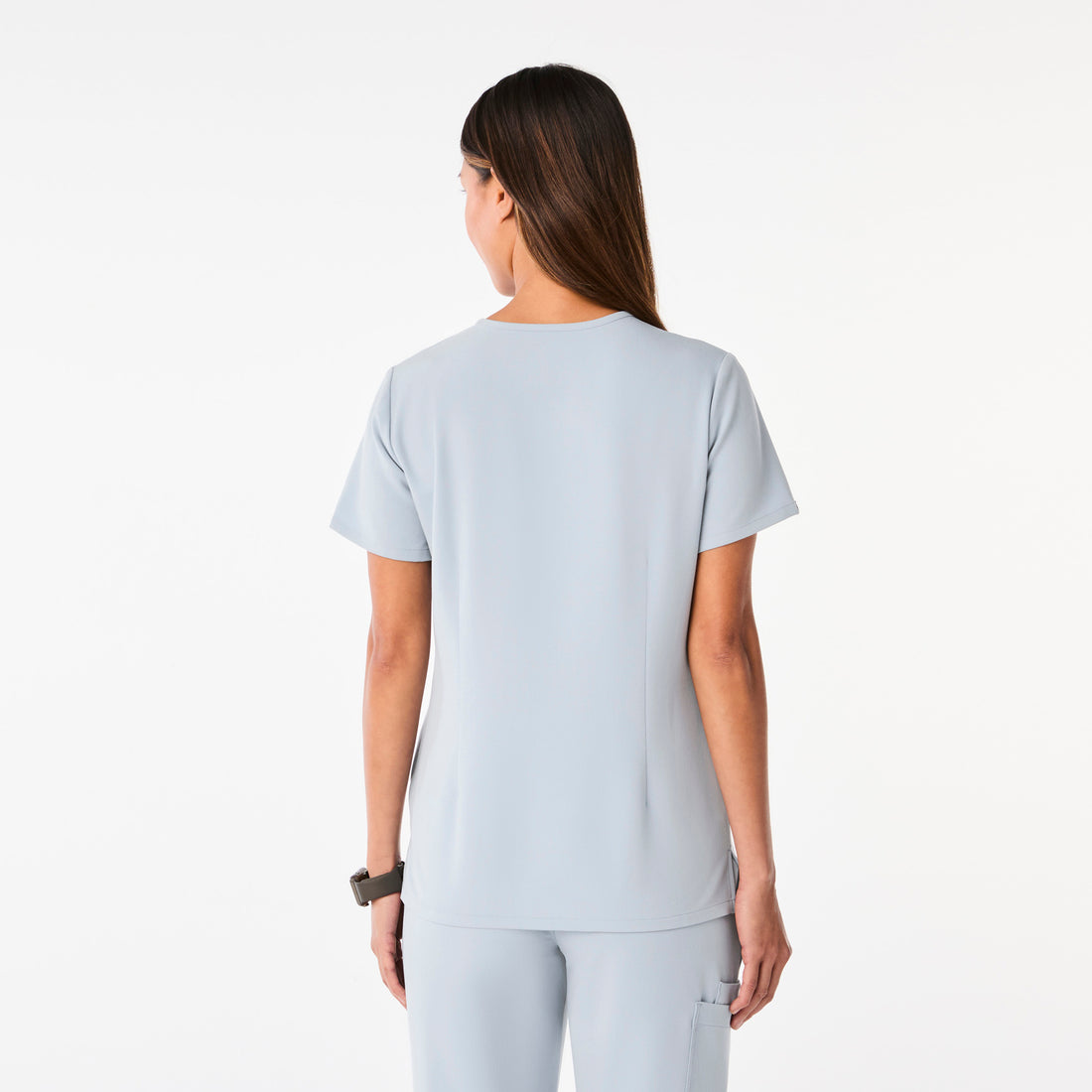 Women's Casma Scrub Top™ - Dusty Blue · FIGS