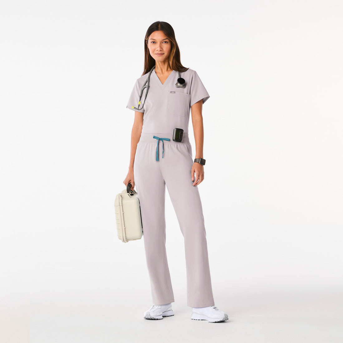 Women's Purple Jam + Slate Scrubs · FIGS