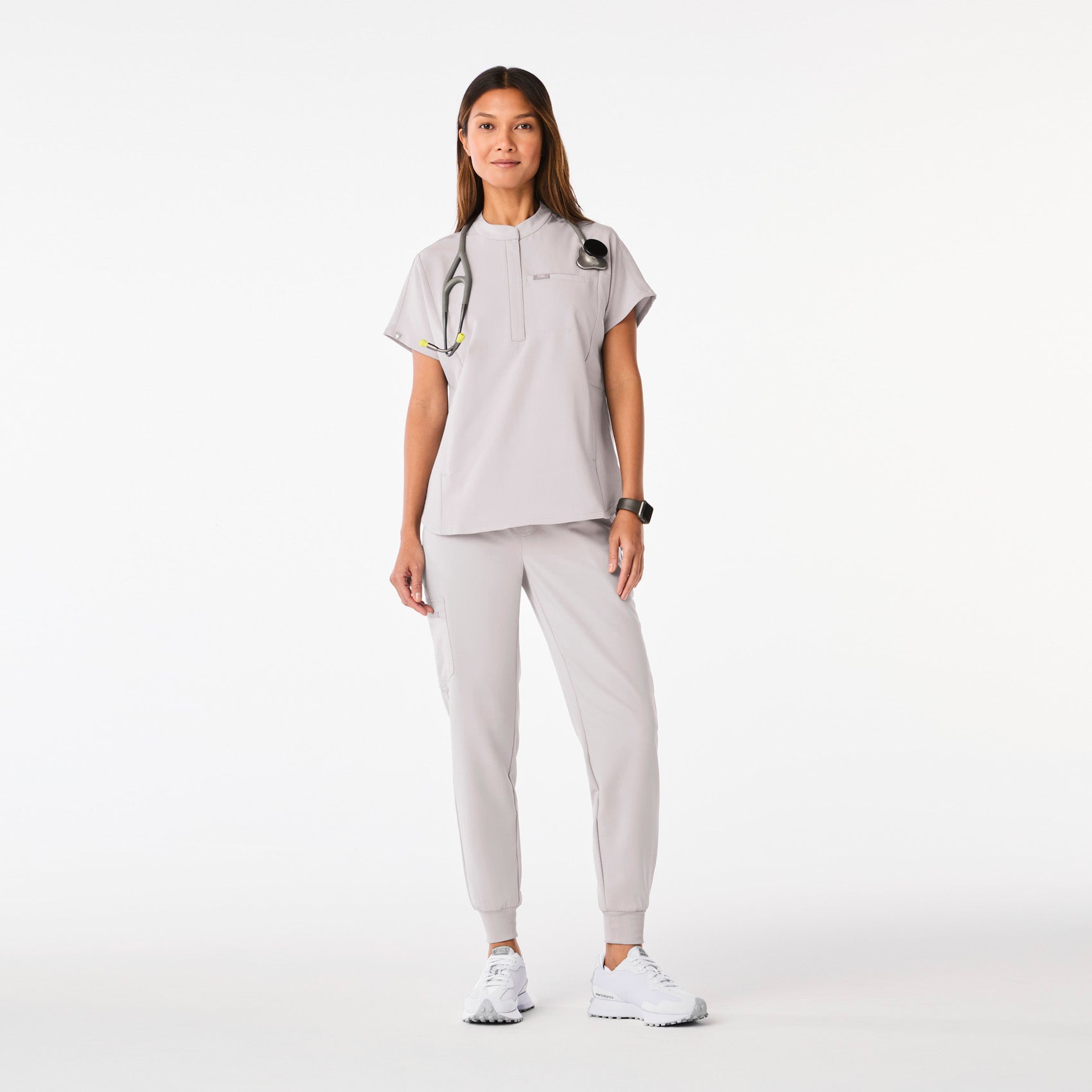 Women's Montex Classic Scrub Top - Slate · FIGS