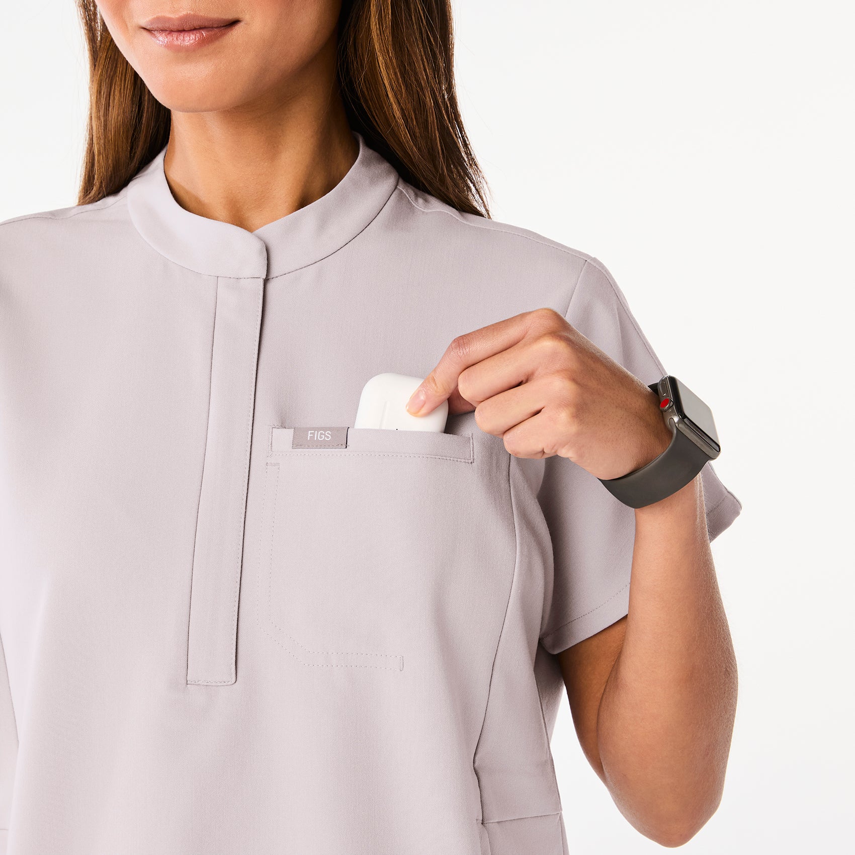 Women's Montex Classic Scrub Top - Slate · FIGS