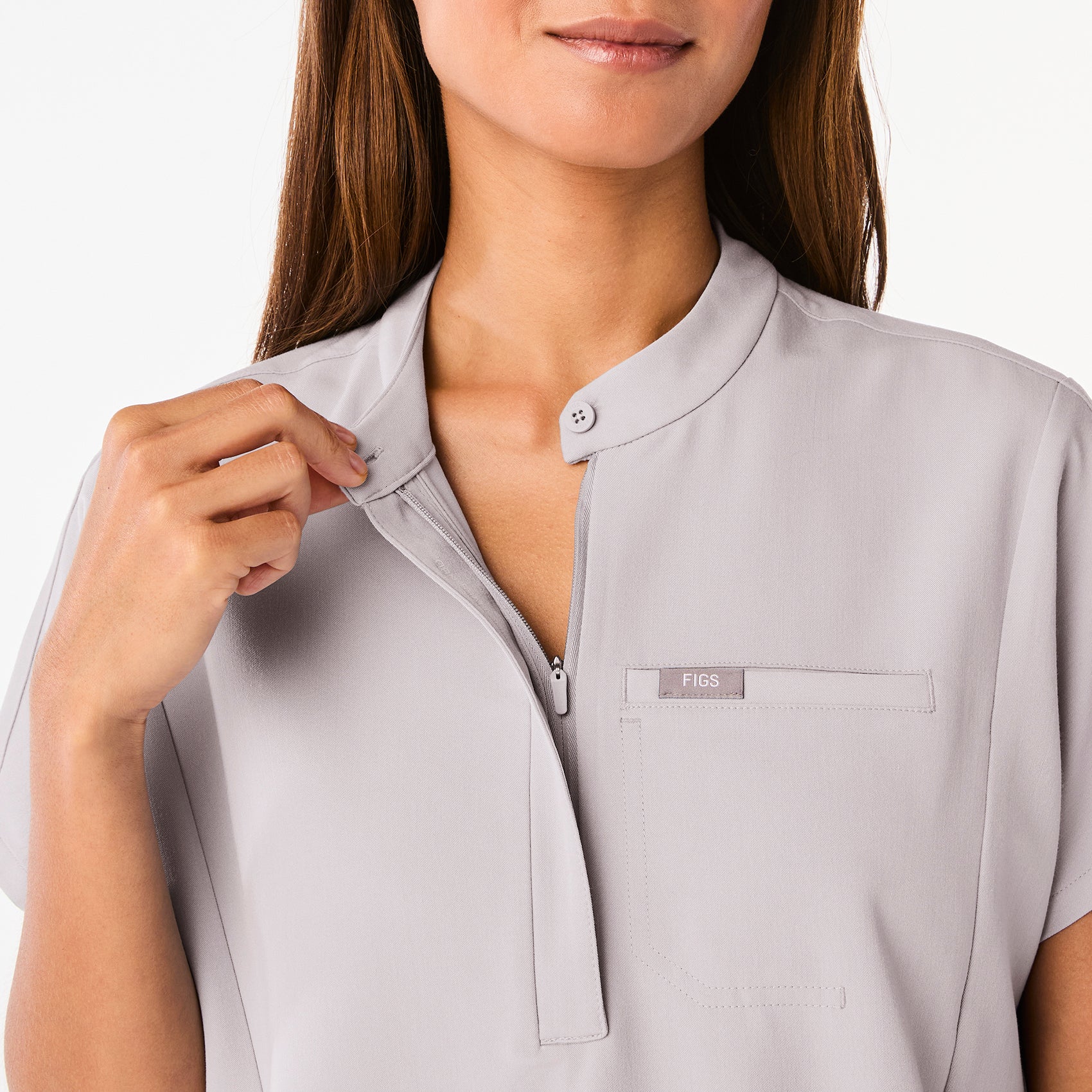 Women's Montex Classic Scrub Top - Slate · FIGS