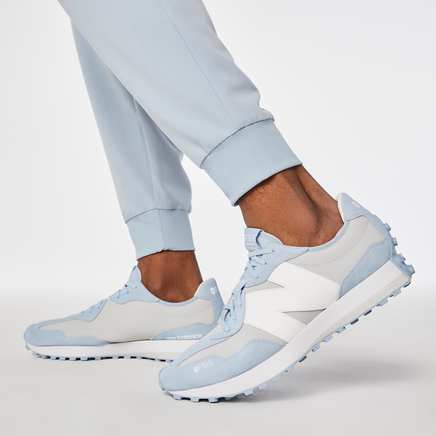 FIGS | New Balance 327 - Dusty Blue