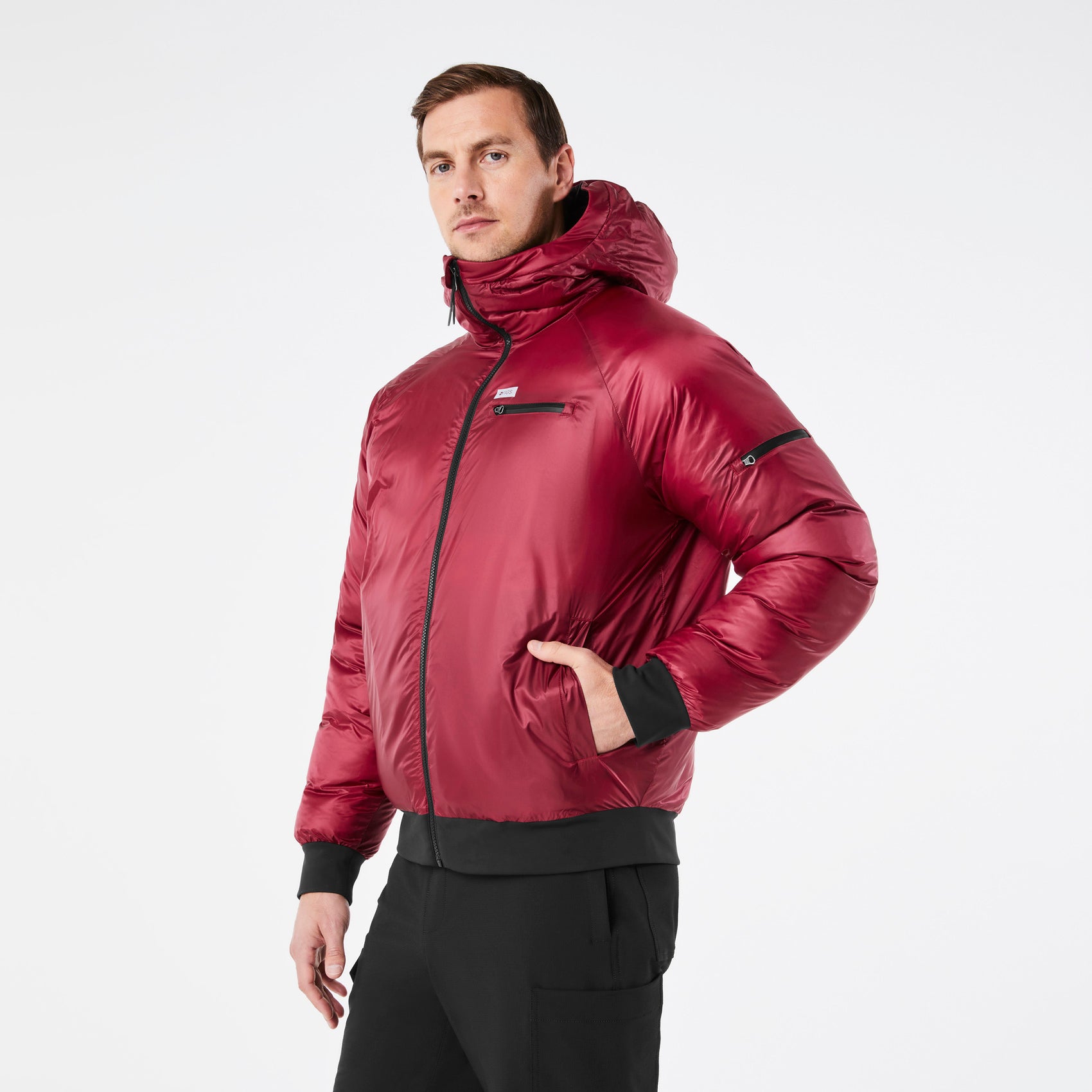 Men’s On-Shift Reversible Puffer Jacket™ - Paramedic Red · FIGS