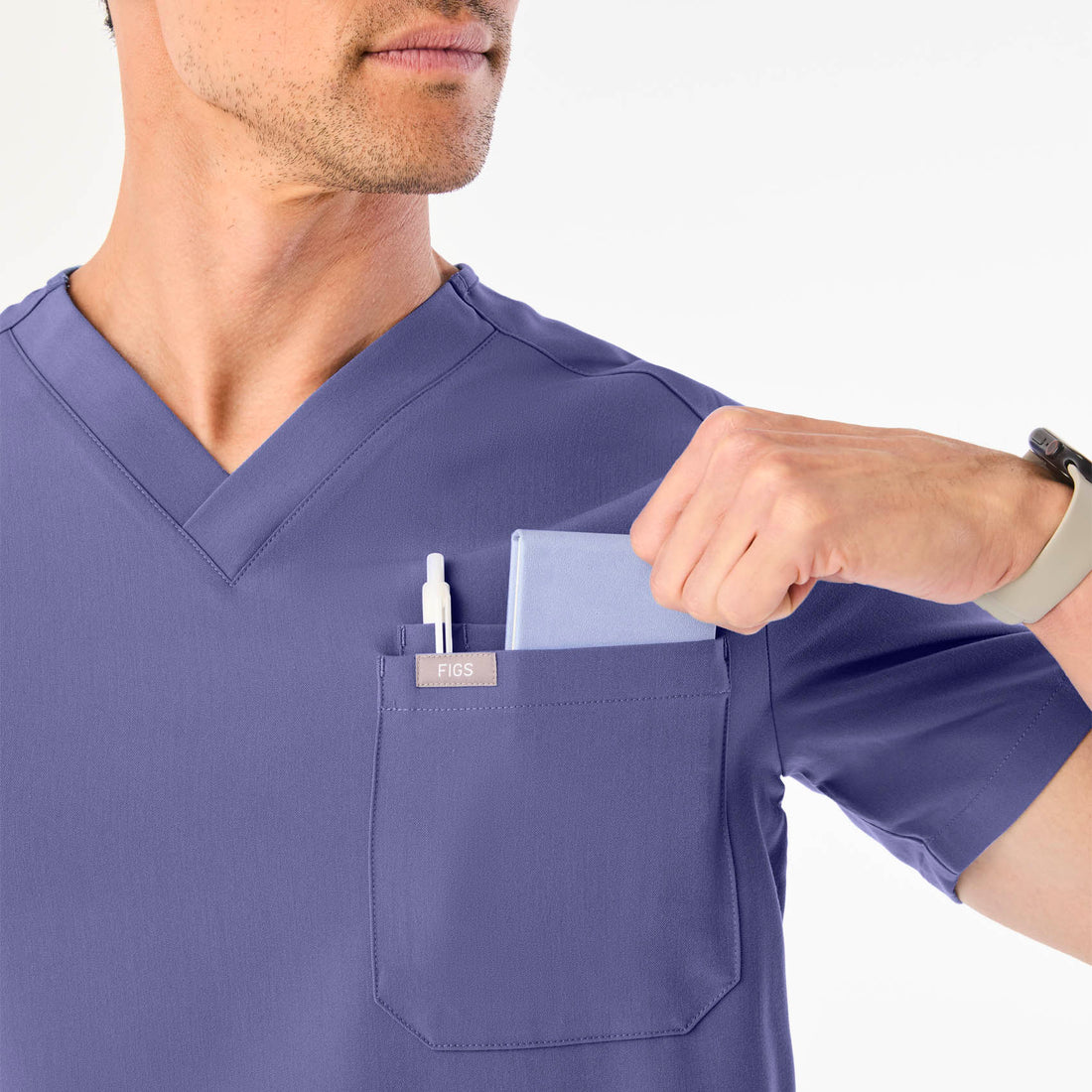 Men's Leon™ Three-Pocket Scrub Top - Wayfarer · FIGS