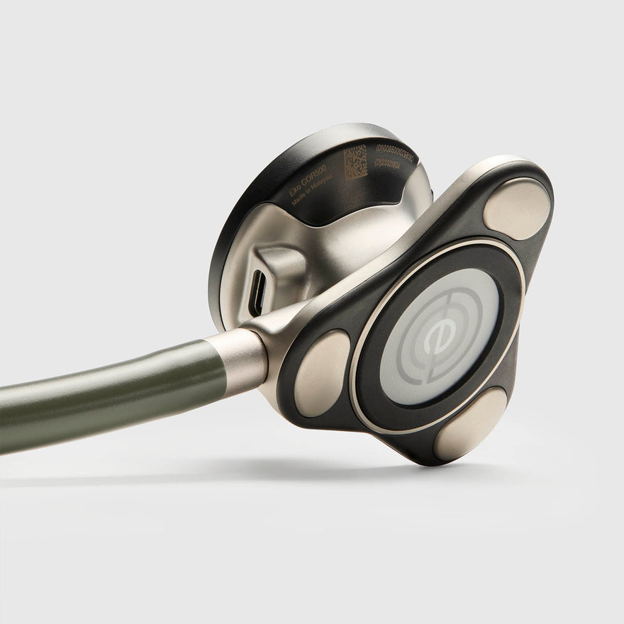 FIGS | Eko CORE 500™ Digital Stethoscope - Grey