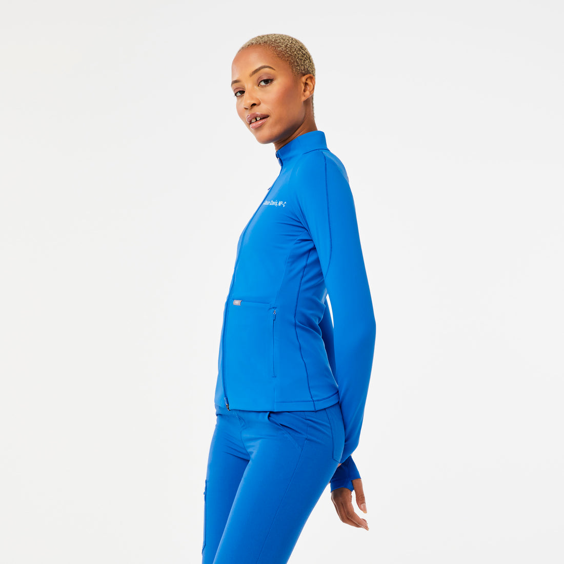 Women's On-Shift ContourKnit Jacket™ - Royal Blue · FIGS